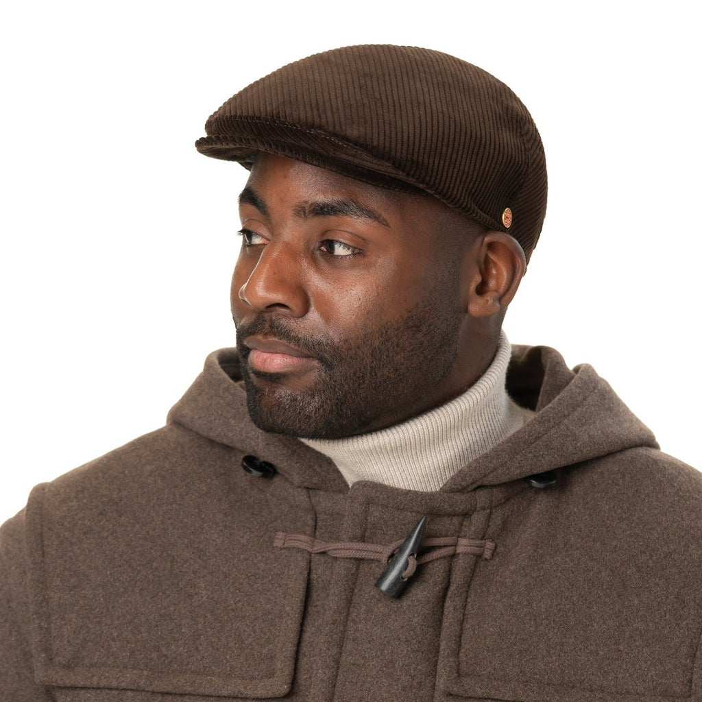 Sidney Cross Cord Flatcap