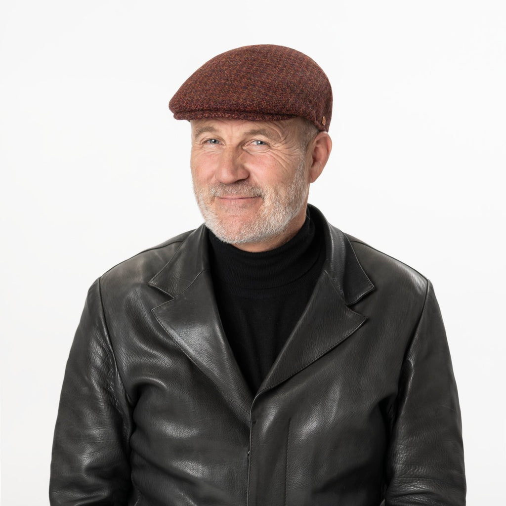 Sidney Harris Tweed Flat Cap